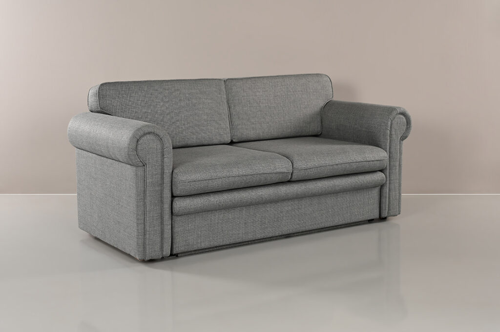 Misty Double Sleeper Couch (Grounded Slate Grey) | The Mattress Warehouse