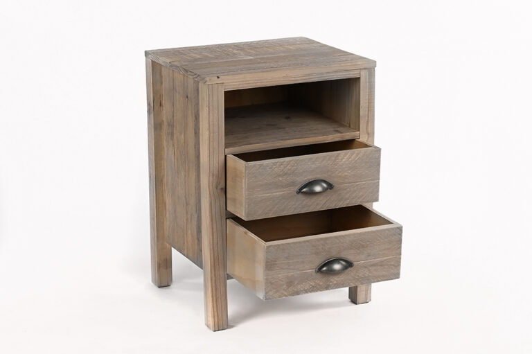 Caribbean 2 Drawer Pedestal (Teak) | The Mattress Warehouse